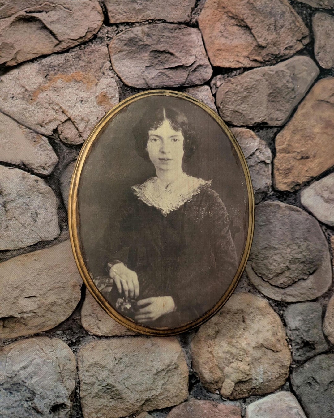 Emily Dickinson Portrait Wooden Sign Wall Plaque - Author Novelist ...