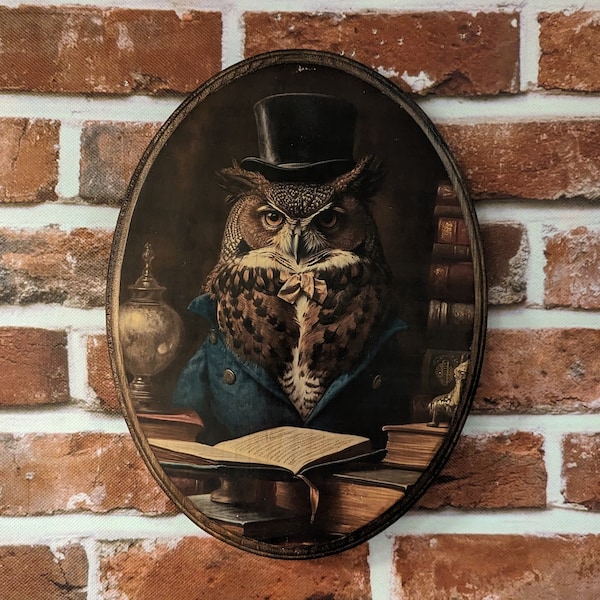 Owl Wall Plaque - Etsy
