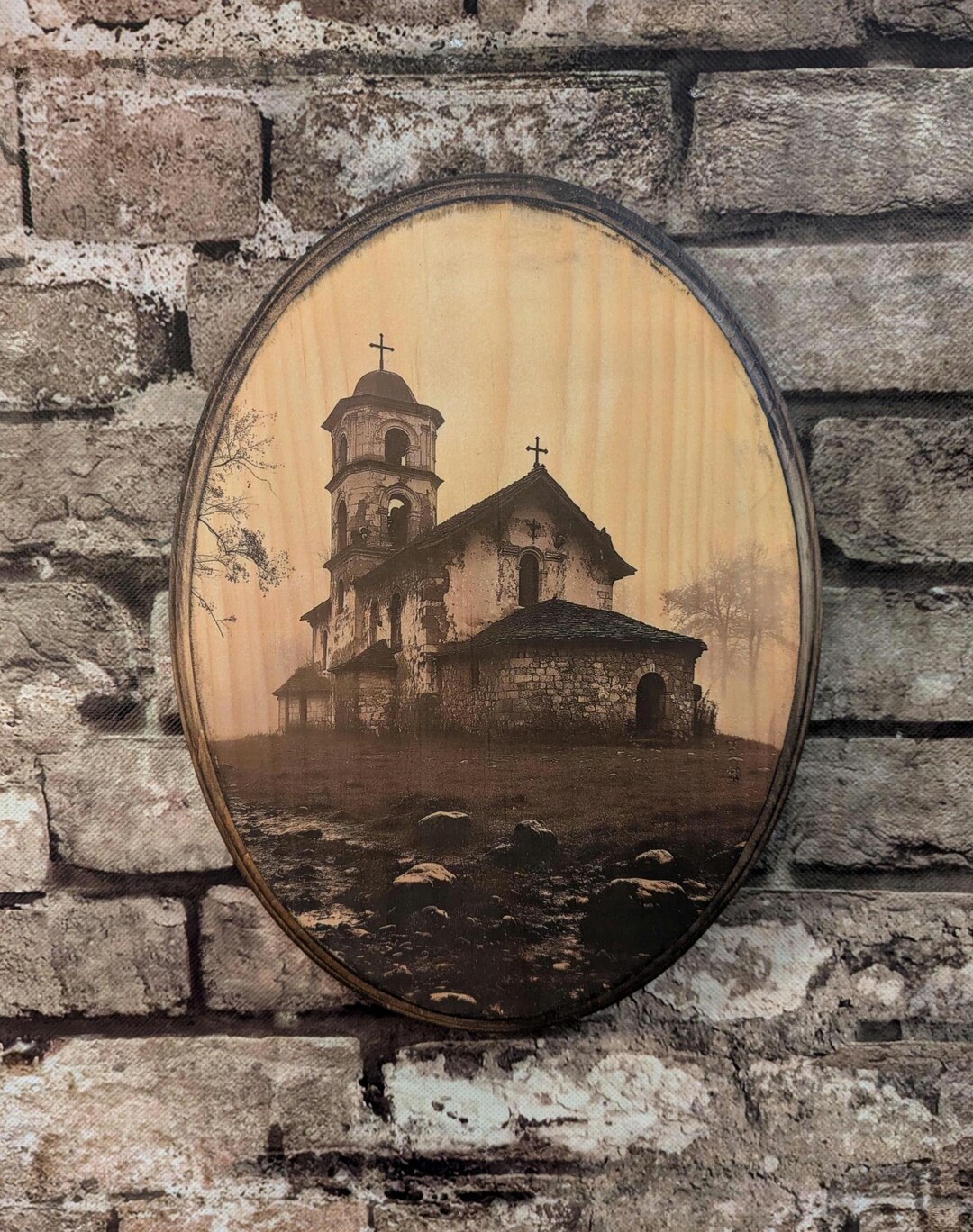 Old Abandoned Romanian Church Wood Wall Art - Urbex Photography Wall ...