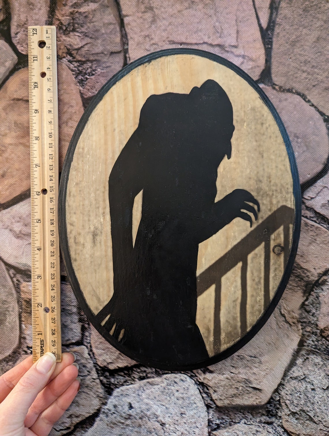 Nosferatu Silhouette of Count Orlok - Large 9 X 12 Inches- 1922 Movie ...