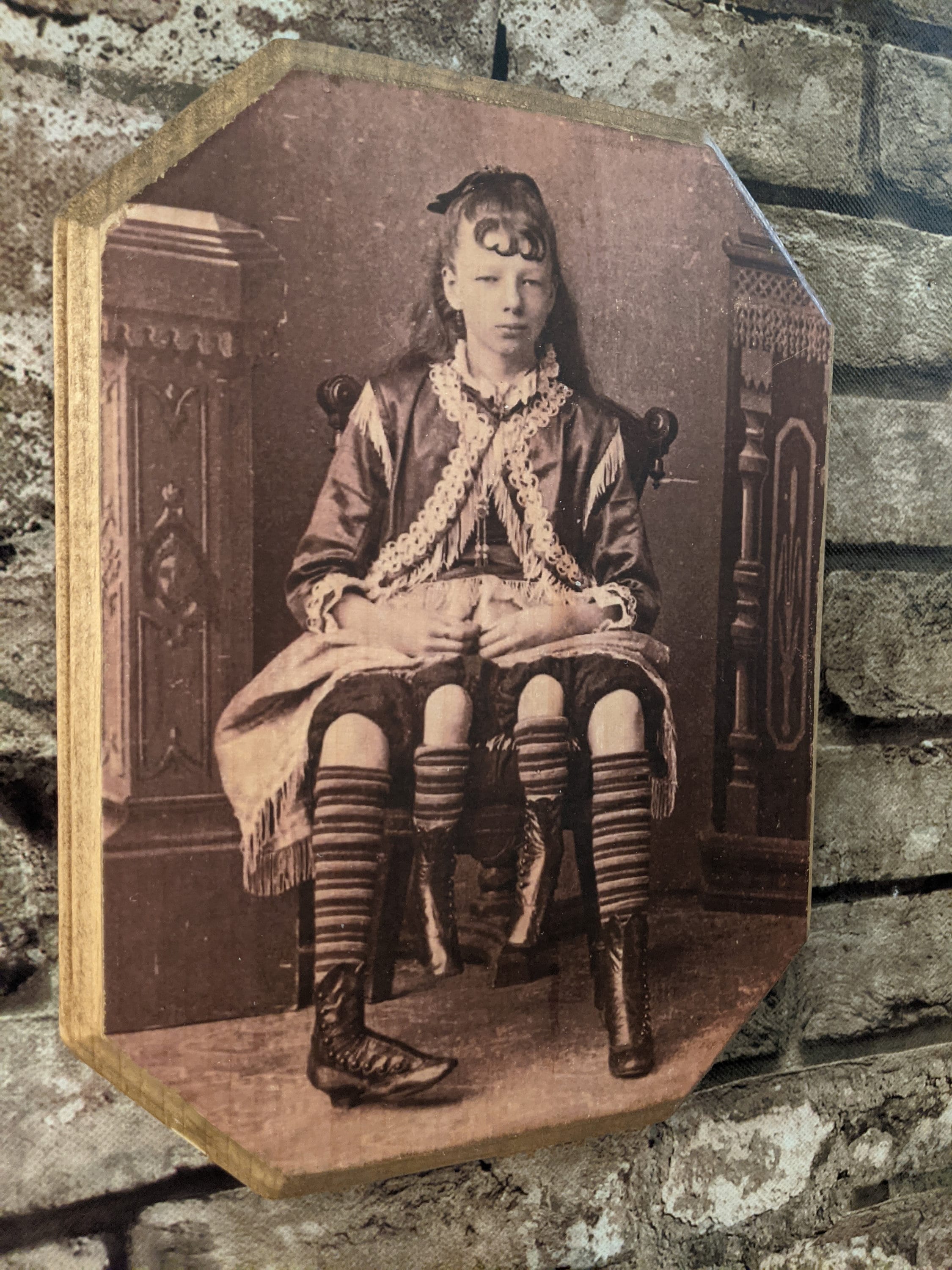 Myrtle Corbin 4 Legged Girl Freak Show Hanging Wall Plaque - Etsy Singapore