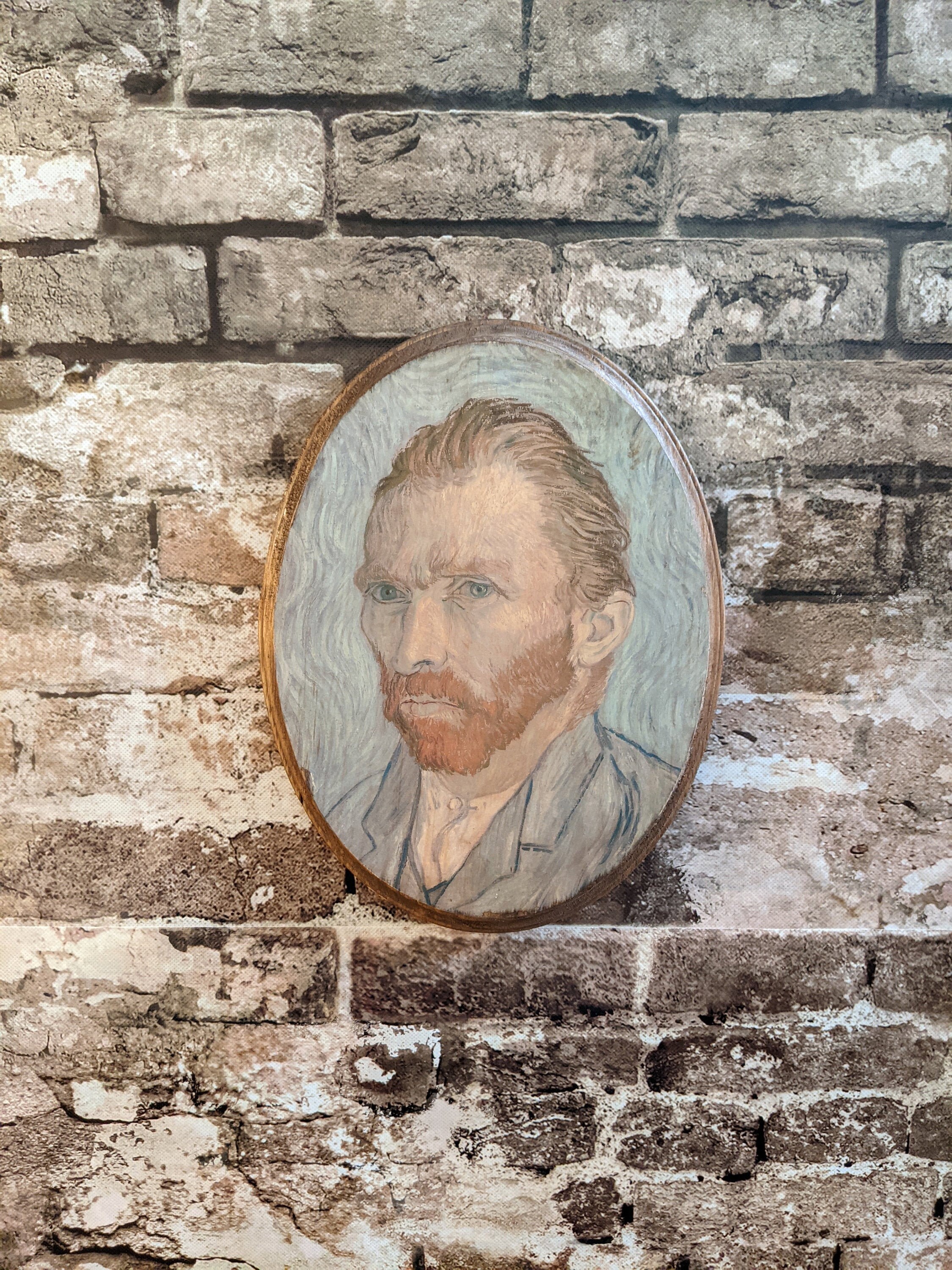 Vincent Van Gogh Self Portrait Art Sign Wall Plaque Handmade - Etsy UK