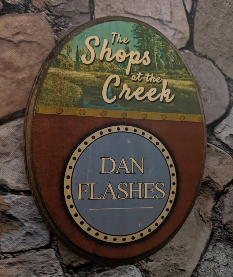 Dan Flashes Sign the Shops at the Creek I Think You Should - Etsy