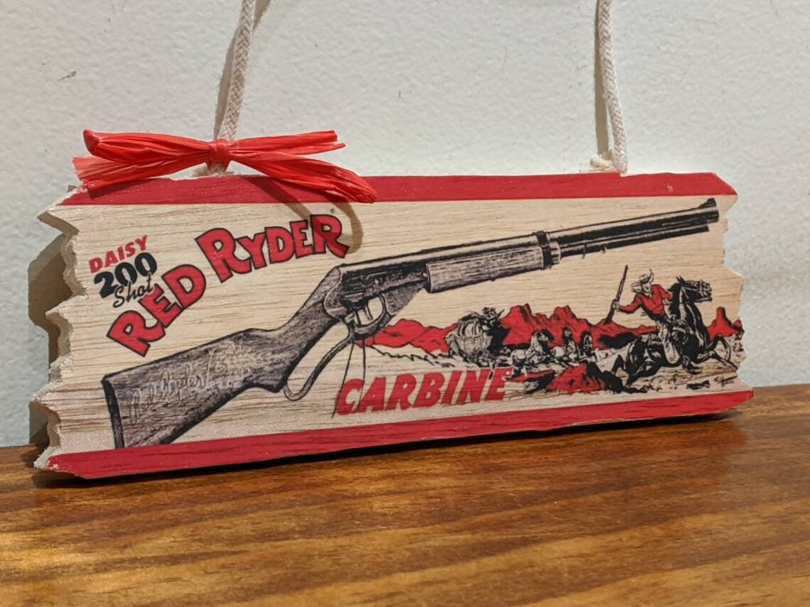 Ralphie's Red Ryder BB Gun Advertisement A Christmas | Etsy