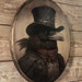 Mr Crow Victorian Portrait - Vintage Style Animal Wall Art - Wooden ...
