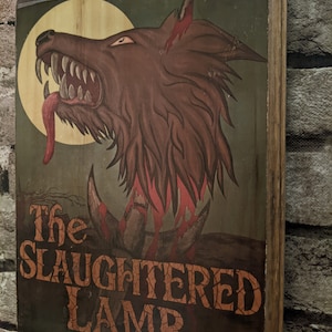 The Slaughtered Lamb Sign Inspired by an American Werewolf in London ...