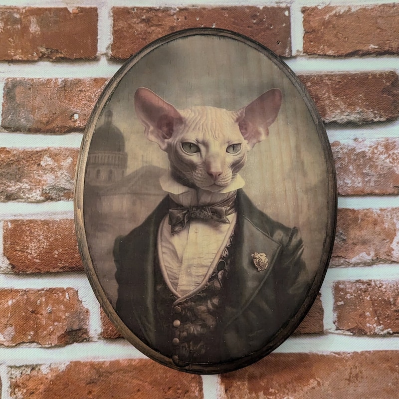 Sphynx Cat Art - Etsy
