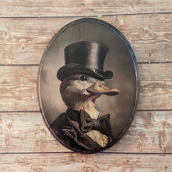Vintage Wooden Duck Wall Decor - Etsy