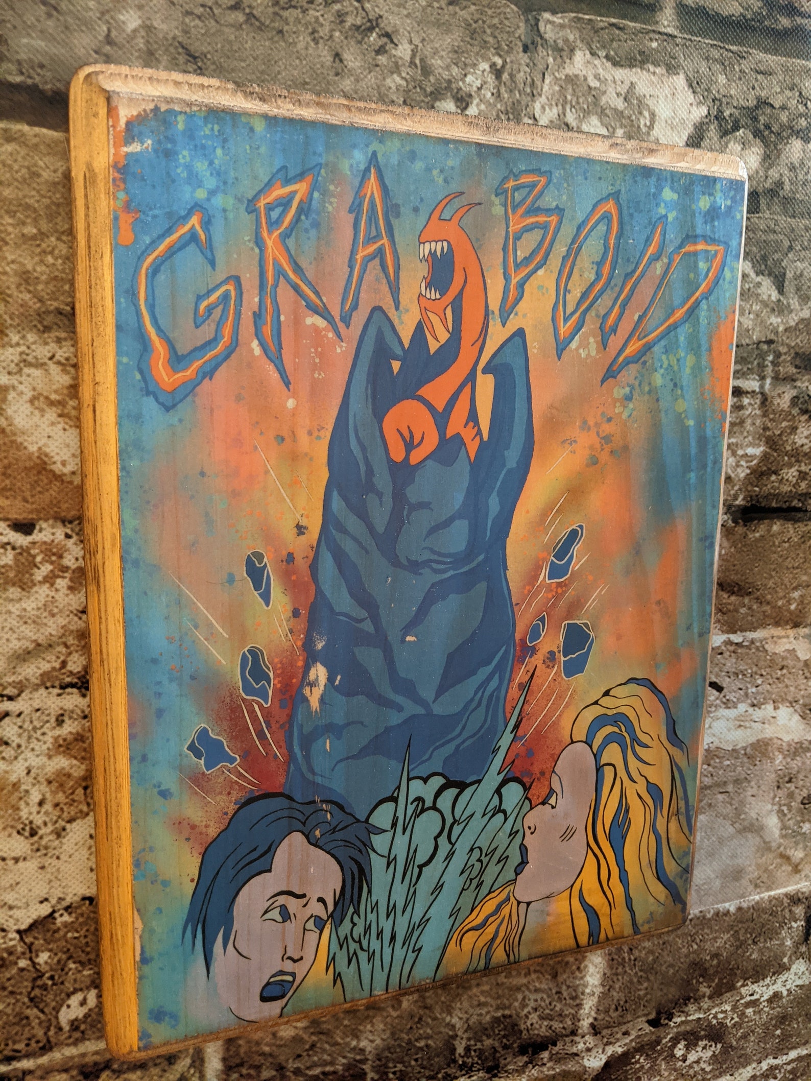 Graboid Arcade Art Tremors Re-created Art Sign Wood Sign - Etsy