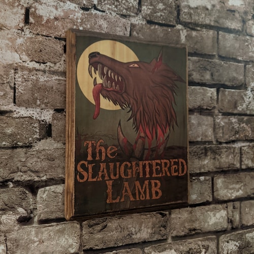 The Slaughtered Lamb Sign Inspired by an American Werewolf in - Etsy