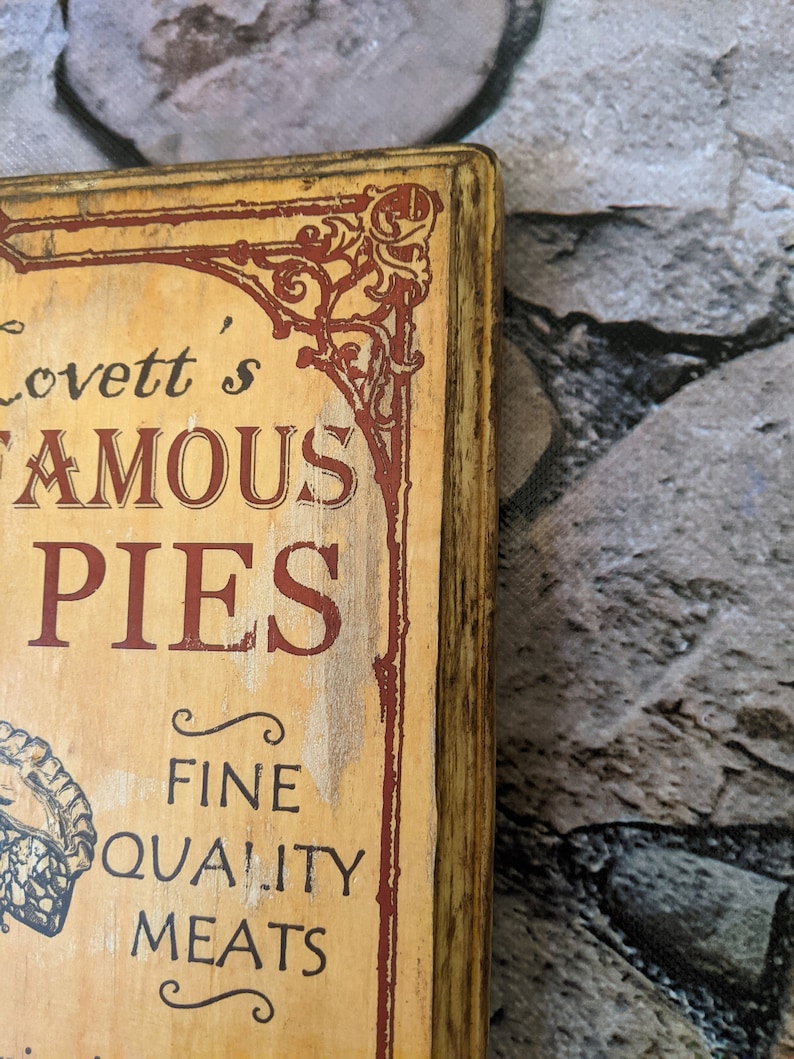 Mrs. Lovett's World Famous Meat Pies Sweeney Todd Art - Etsy