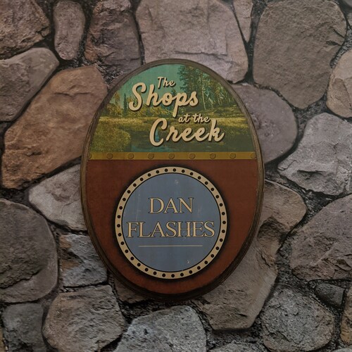 Dan Flashes Sign the Shops at the Creek I Think You Should - Etsy