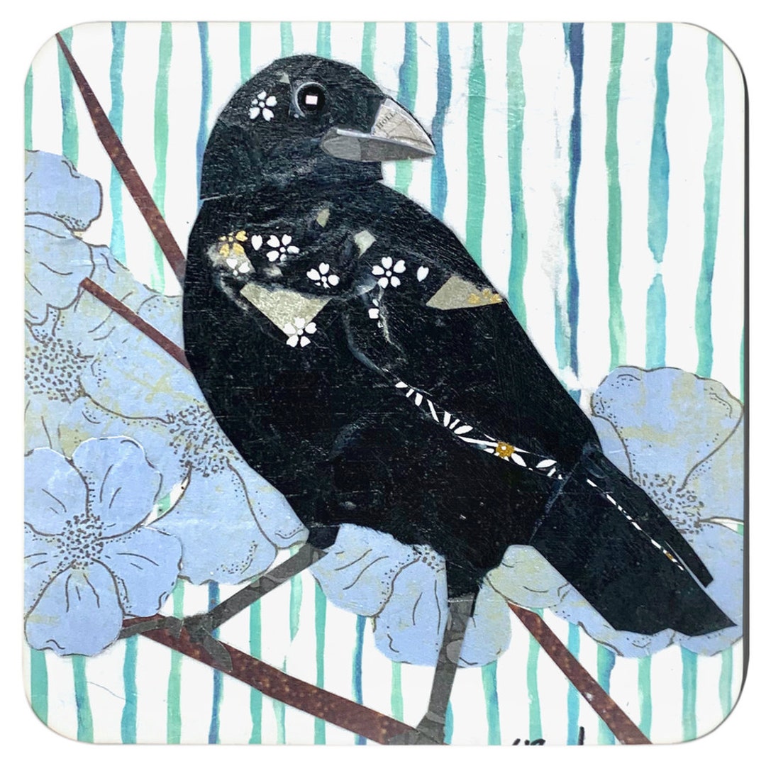 Crow Coasters, Art by Wendy Boucher - Etsy