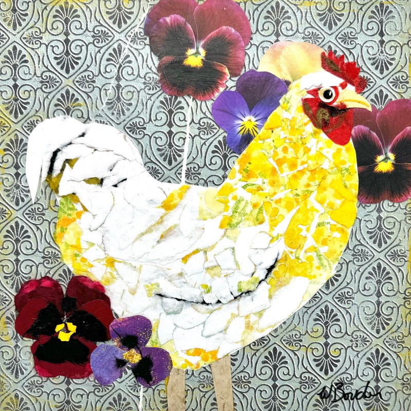 Chicken Collage - Etsy