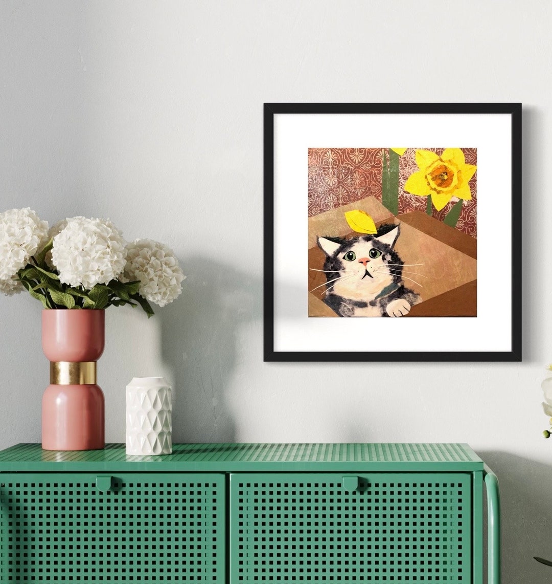 Wally’s Worried About the Flowers, Framed Print, by Wendy Boucher ...