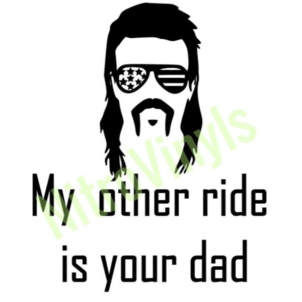 My Other Ride is His Beard - Etsy