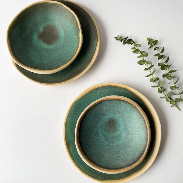 Turquoise Bowls - Etsy