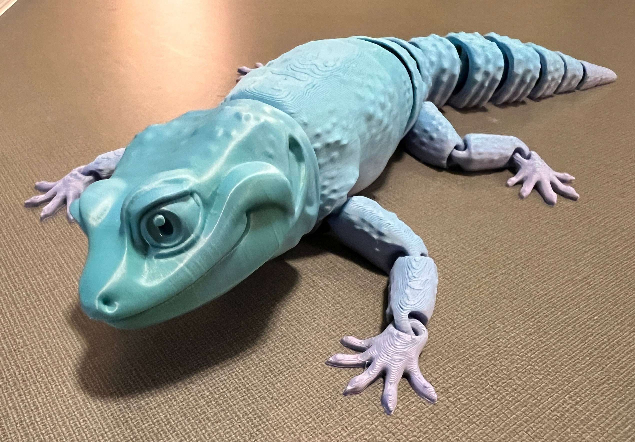 3d-printed Fully-articulated Leopard Gecko / Fidget Toy - Etsy