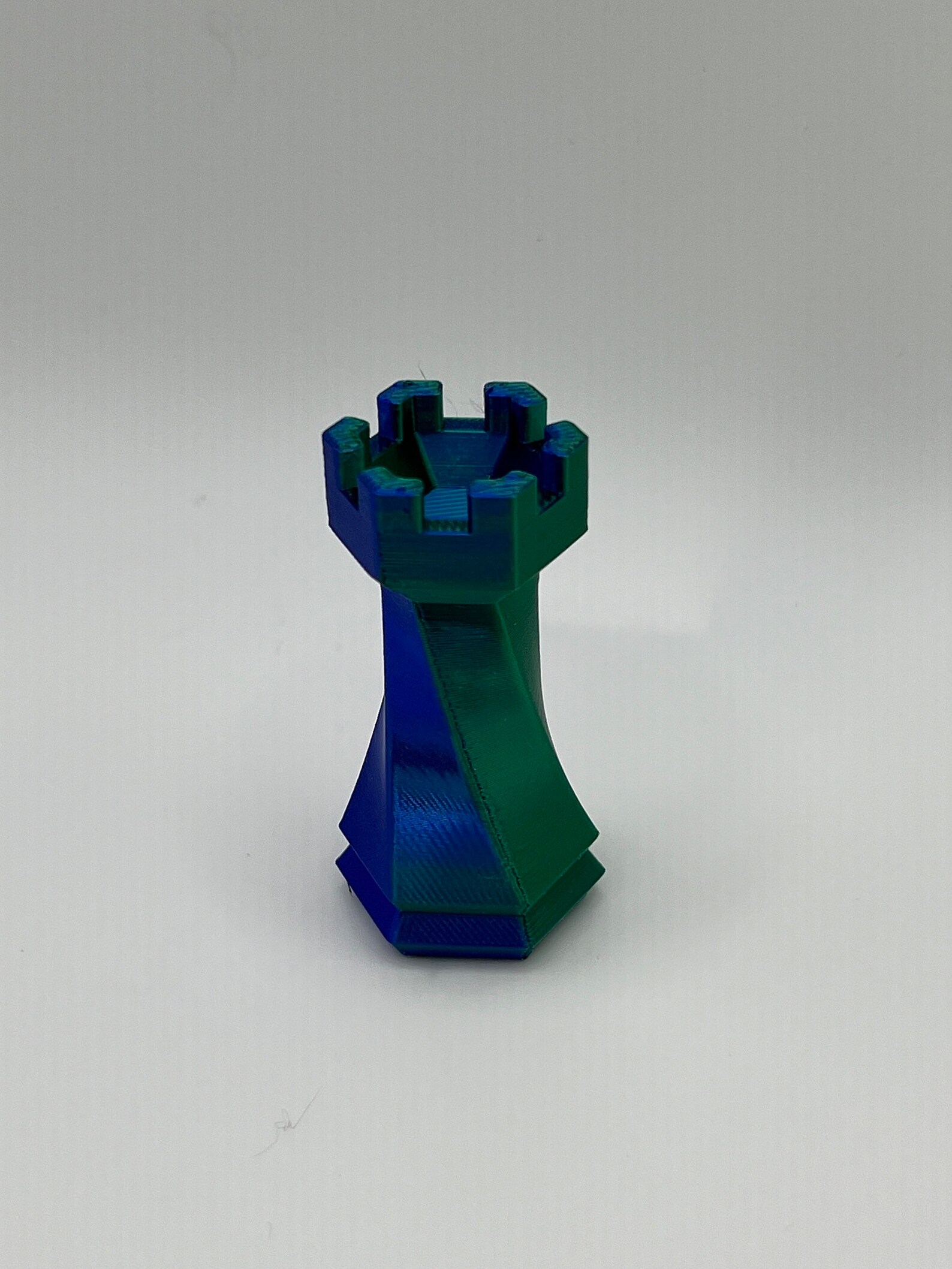 Twisted Hexagon Chess Pieces - High Resolution Custom 3D Printed ...