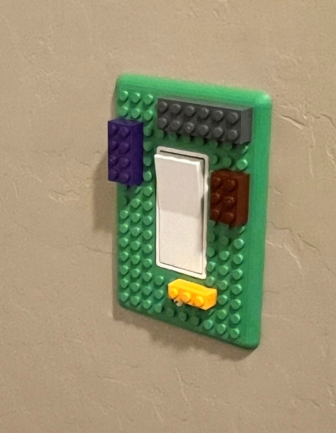 LEGO Style Lightswitch Covers Perfect for Kids Rooms, Workshop, Garage ...