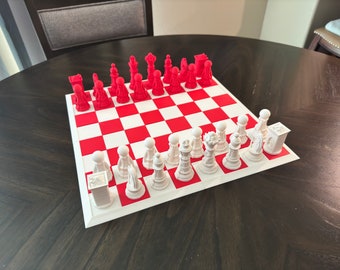 Amazing Modern Chess Set Premium Colors High Resolution Custom 3D ...