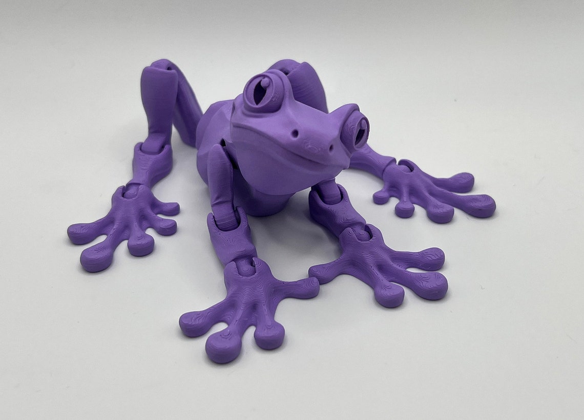 Articulated Tree Frog / Magnetic Feet / Fidget Toy - Etsy