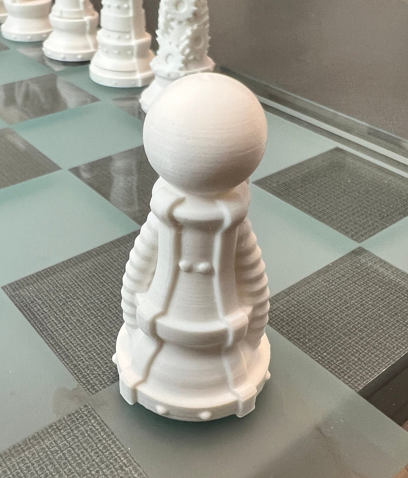Steampunk Style Chess Pieces - High Resolution Custom 3D Printed - Etsy