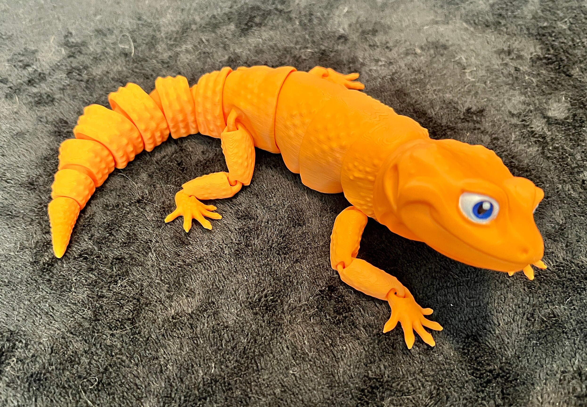 3d-printed Fully-articulated Leopard Gecko / Fidget Toy - Etsy