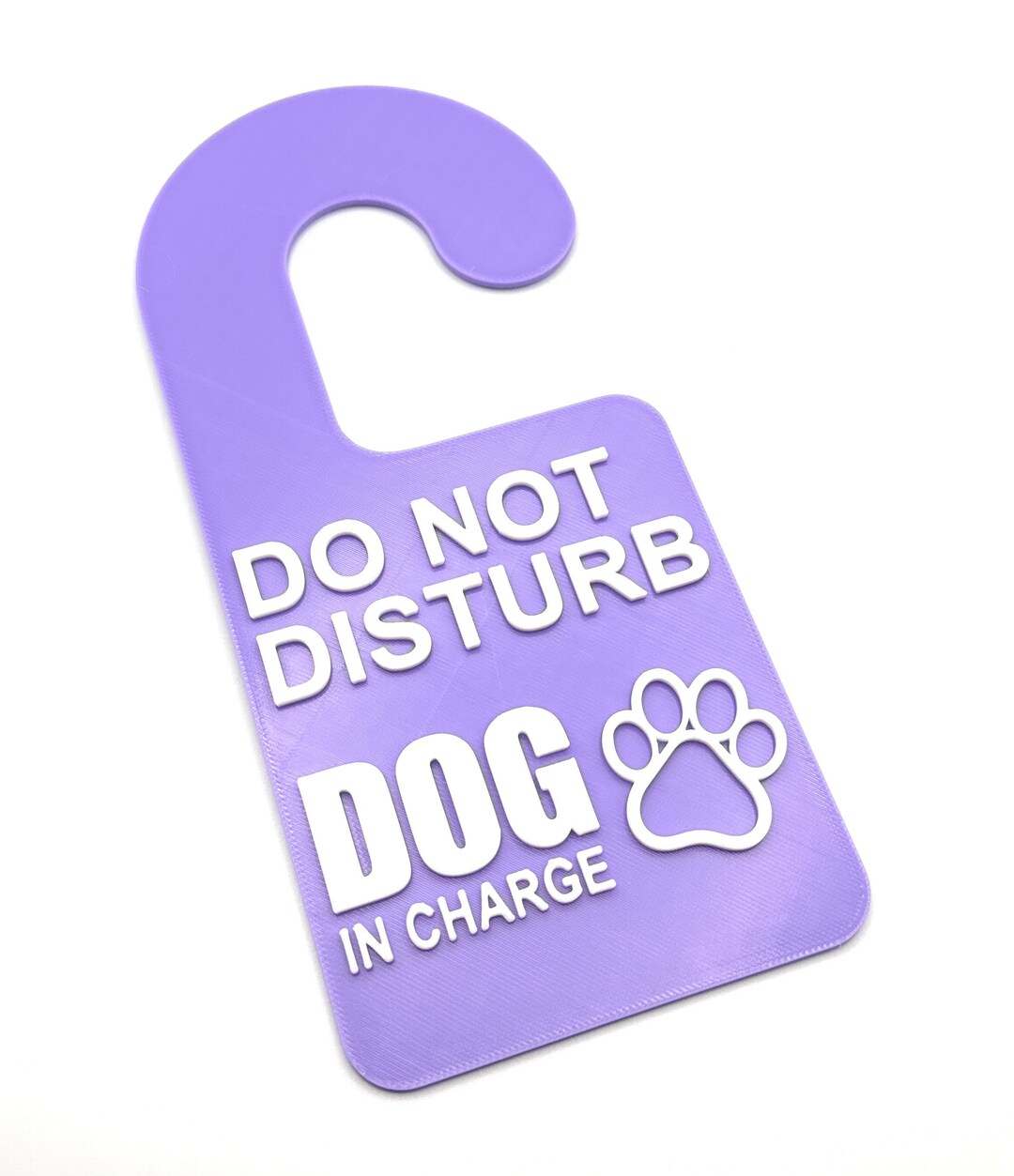 Funny DND Door Hanger / Cat in Charge or Dog in Charge - Colors ...