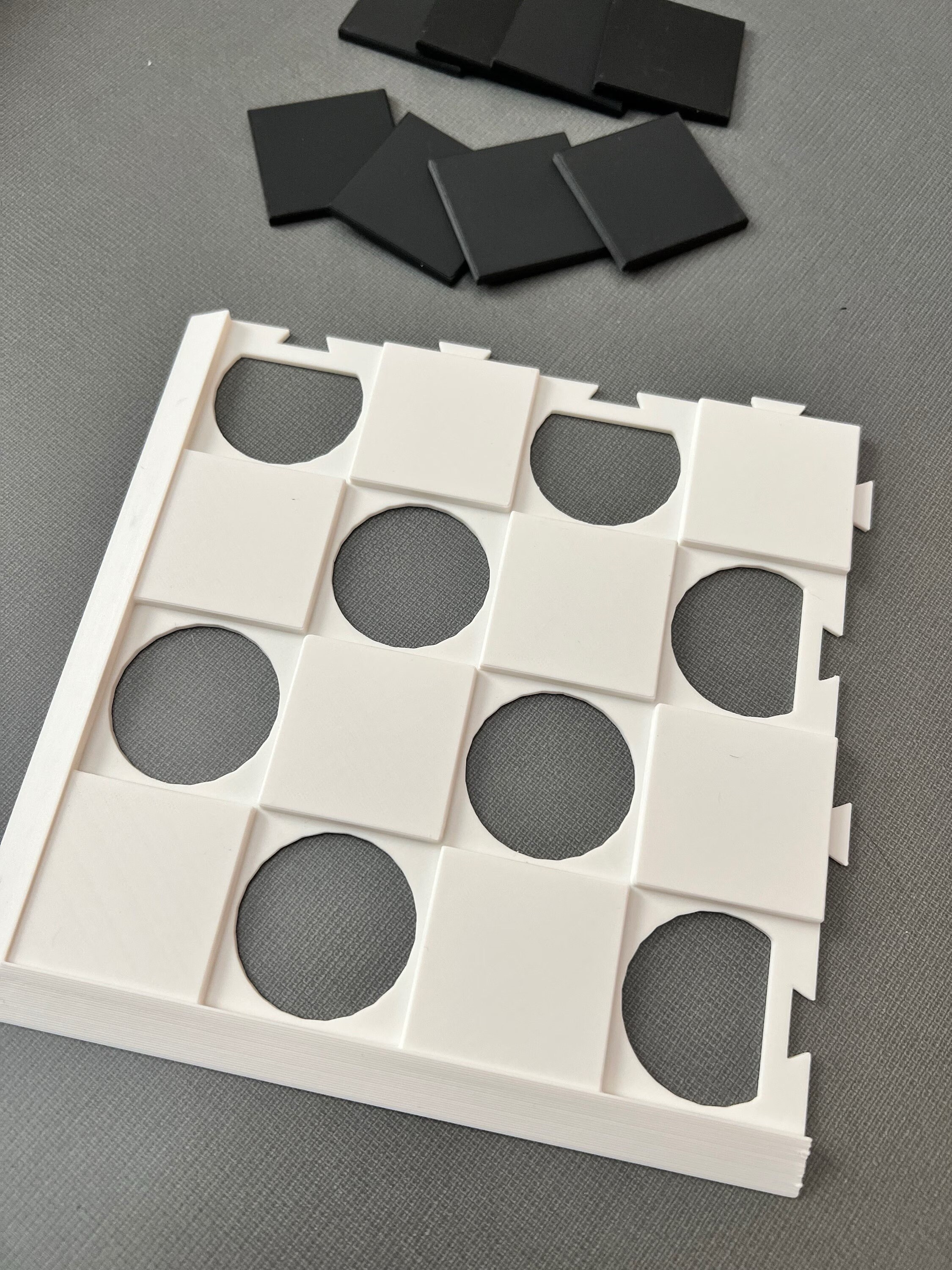 Twisted Hexagon Chess Pieces - High Resolution Custom 3D Printed ...