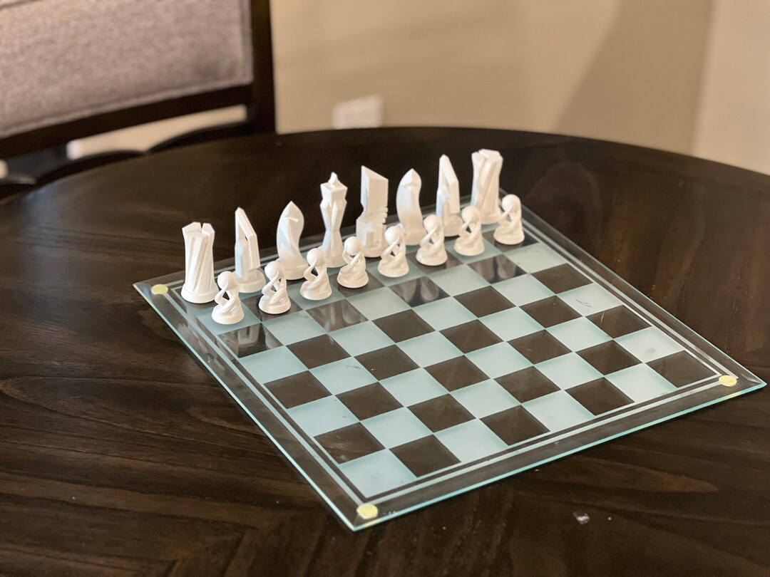 Chess Pieces - Contemporary Chess Set - High-resolution Premium Custom ...