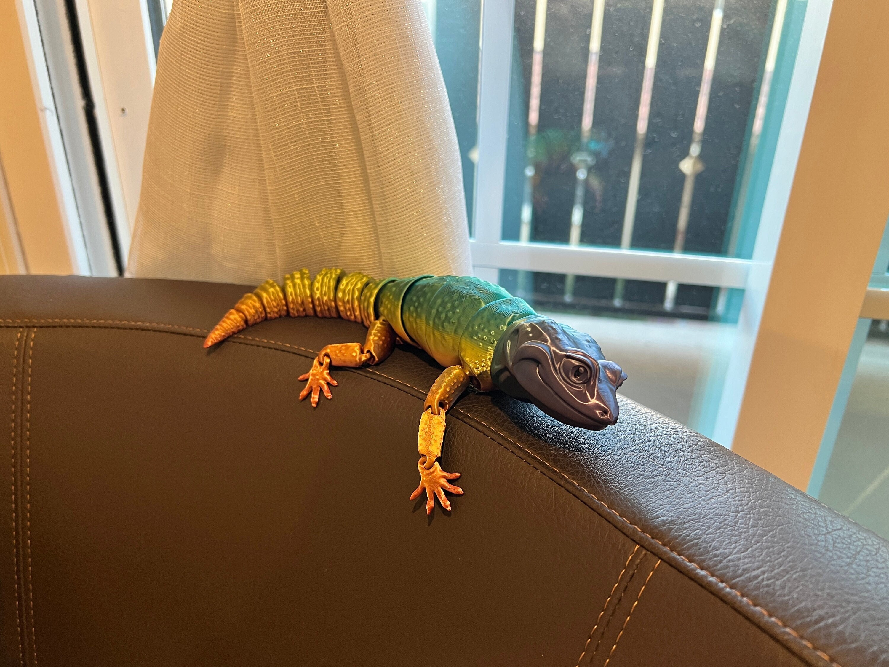 3d-printed Fully-articulated Leopard Gecko / Fidget Toy - Etsy