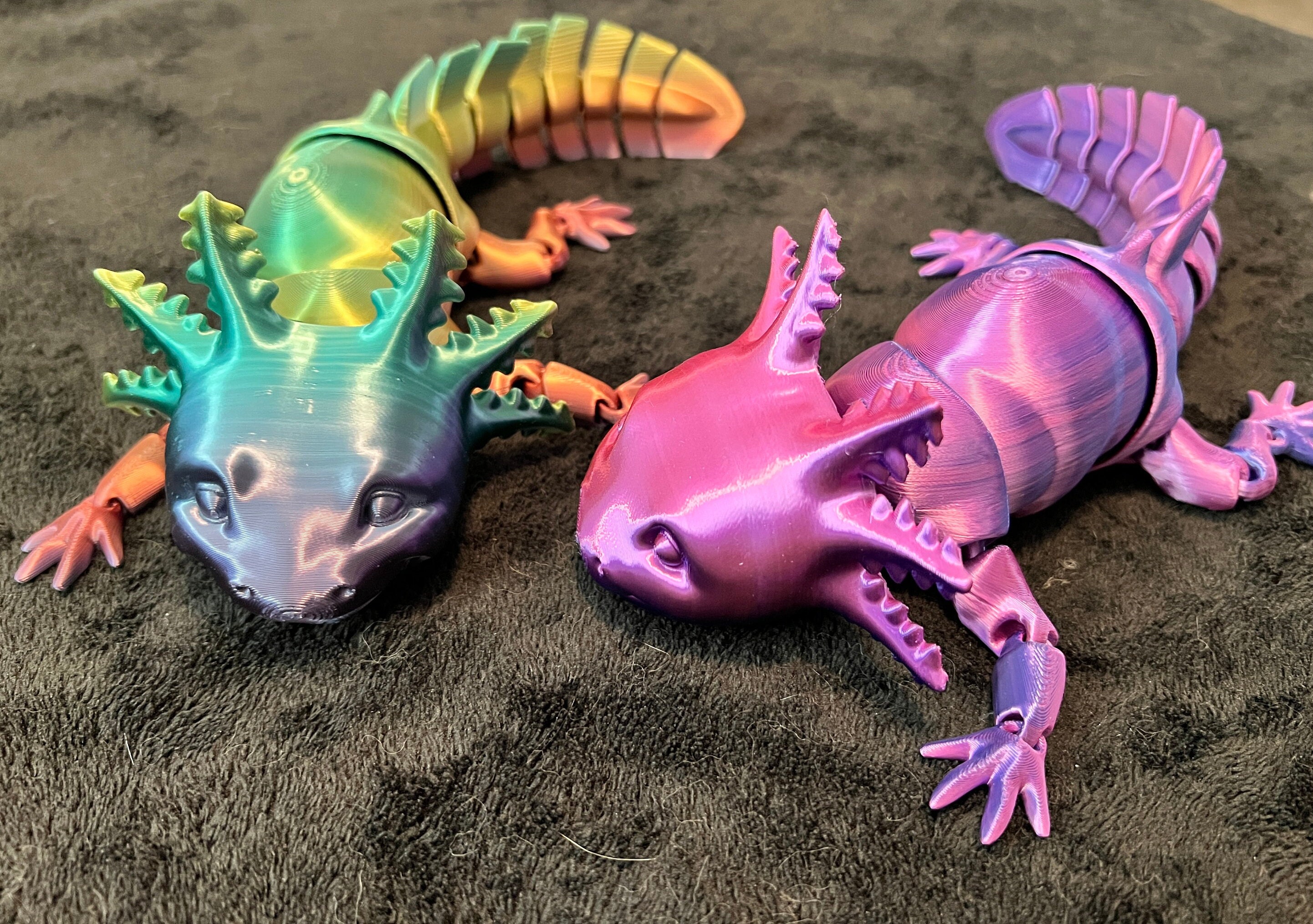 3d-printed Fully-articulated Axolotl / Fidget Toy - Etsy