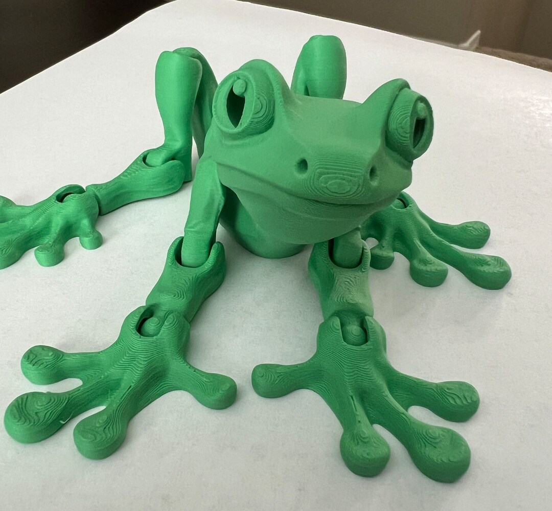 3d-printed Fully-articulated Tree Frog / Refrigerator Magnet / - Etsy ...