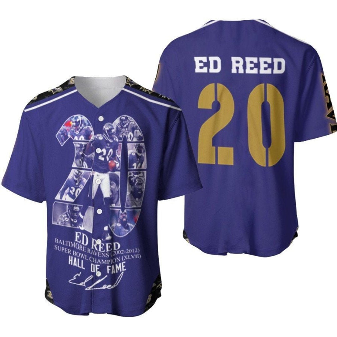 Baltimore Ravens Ed Reed 20 Hall of Fame Best Player America - Etsy