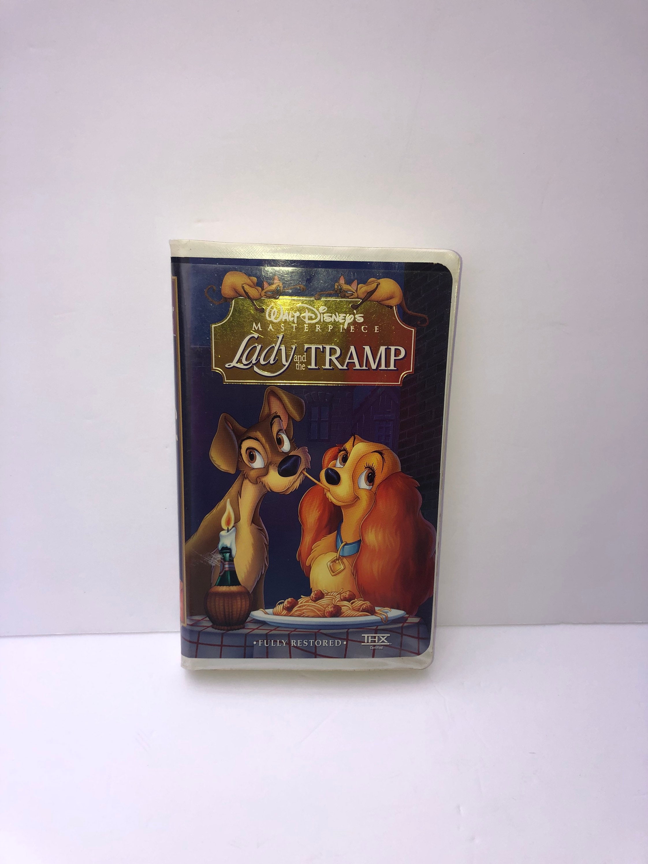 Walt Disneys Lady and the Tramp VHS, 1998 Masterpiece Edition Clamshell ...