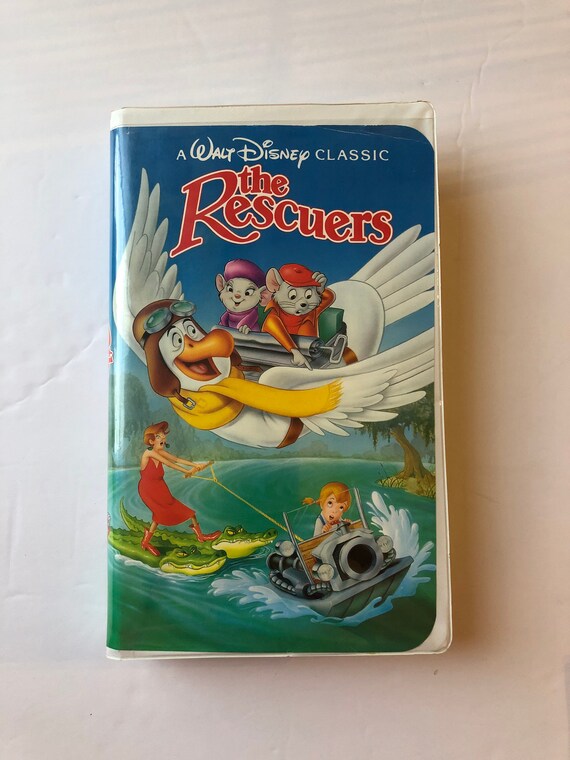 Walt Disneys the Rescuers VHS 1992 Black Diamond Edition | Etsy
