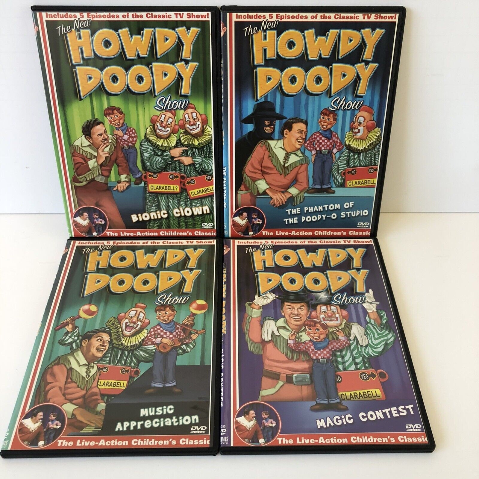 LOT 4 Howdy Doody Show - Music Appreciation & Phantom of Doody-o Studio ...