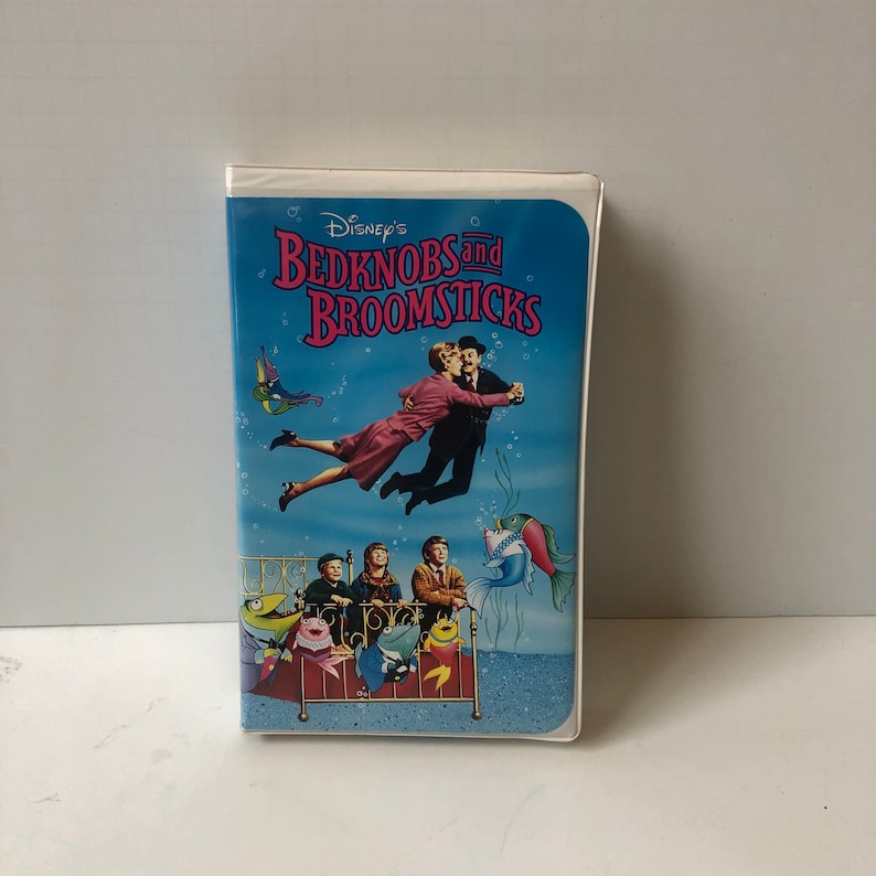 Walt Disneys Bedknobs and Broomsticks VHS, 1989 Vintage Clamshell - Etsy