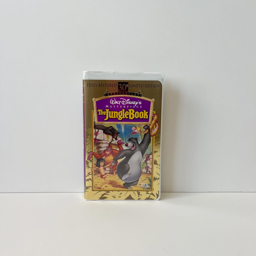Walt Disney’s the Jungle Book (VHS, 1997) 30th Anniversary Fully ...