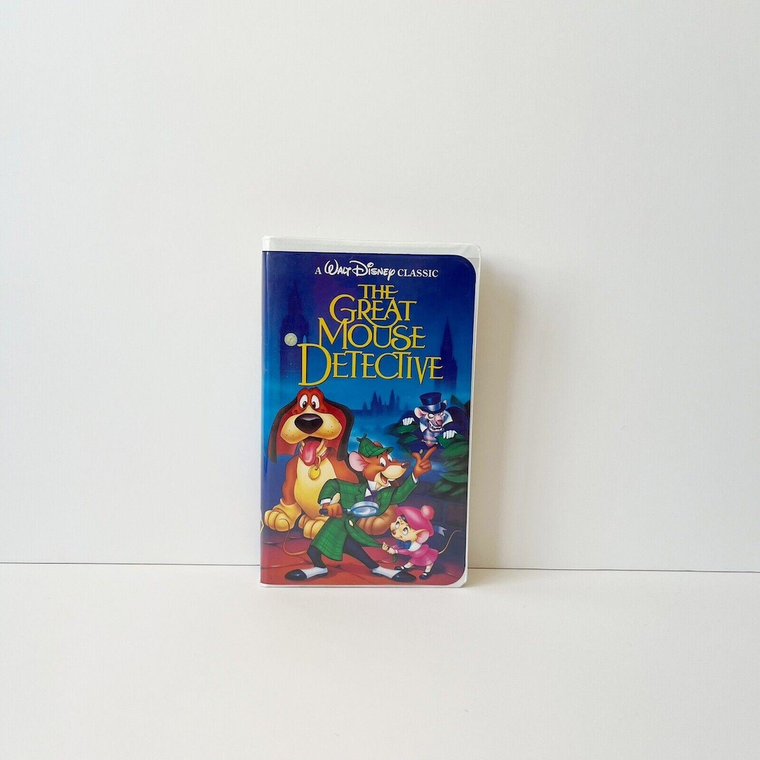 The Great Mouse Detective (VHS 1992) Walt Disney Classic Black Diamond ...