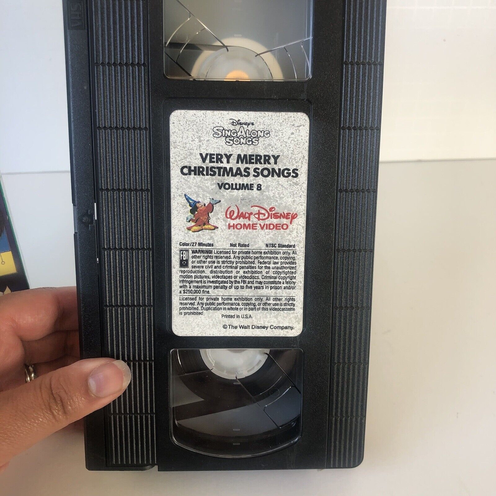 Disney's Sing Along Songs: A Very Merry Christmas VHS 1997 Volume 8 ...