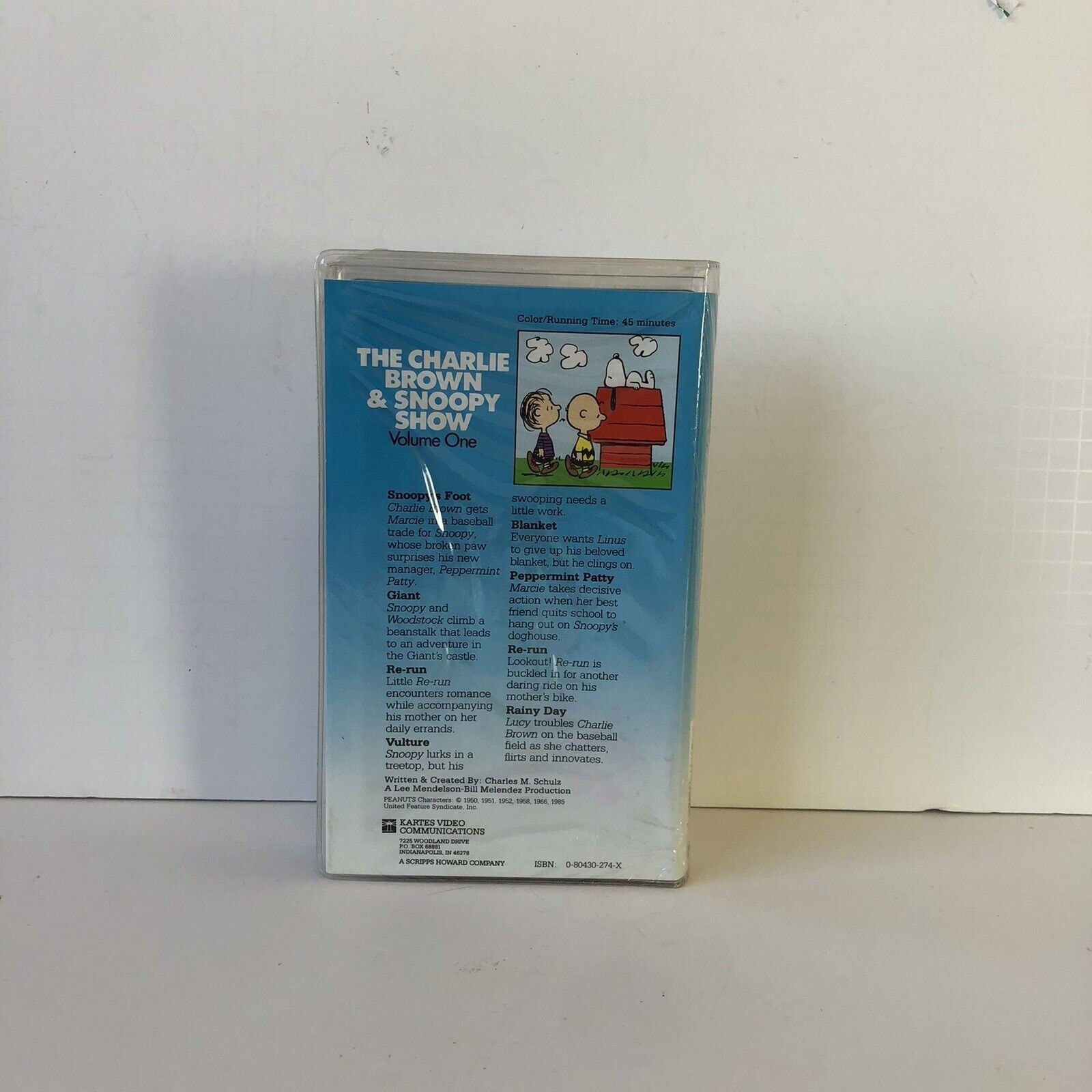 The Charlie Bown & Snoopy Show Volume One VHS 1985 Peanuts Brand New ...