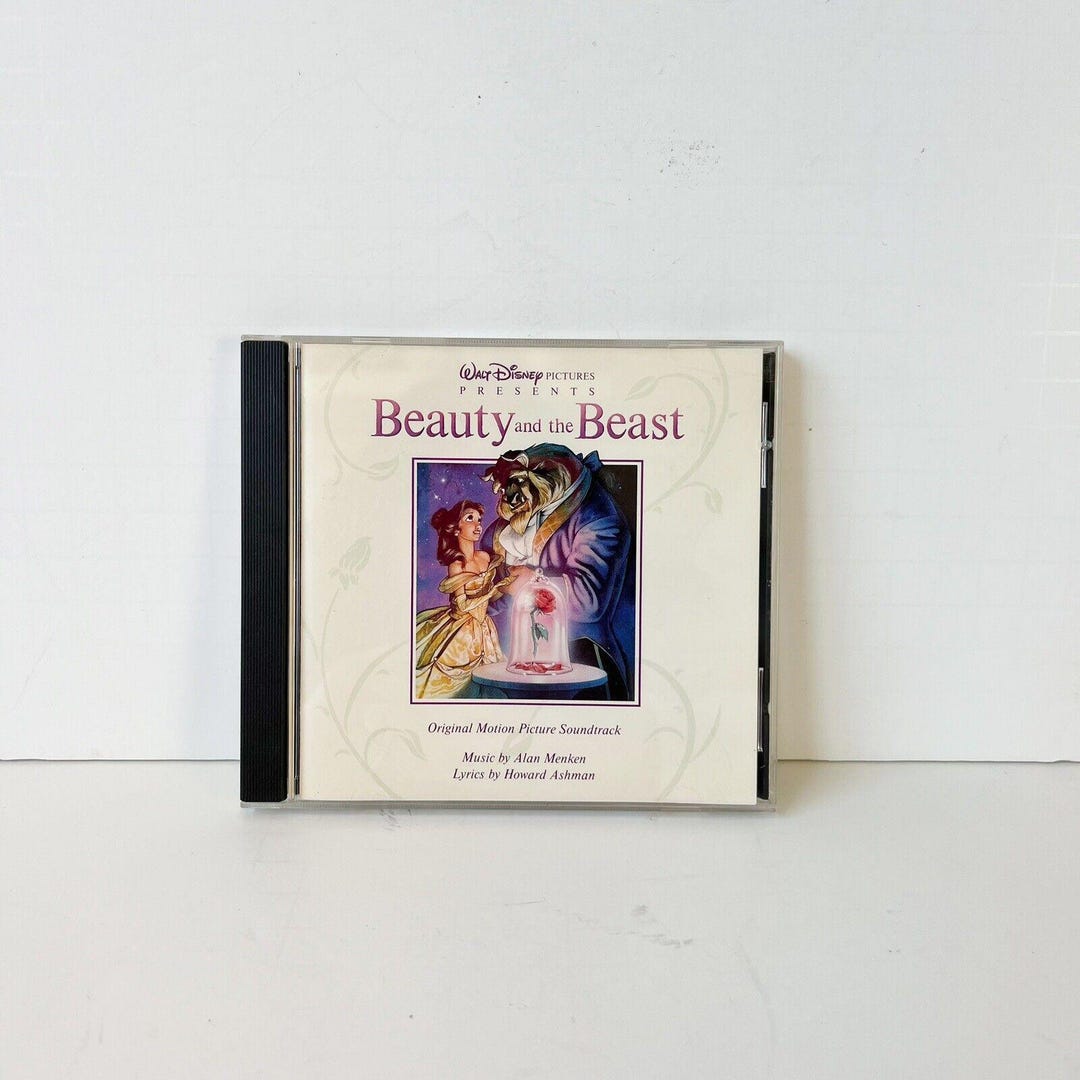 Beauty and the Beast Original Motion Picture Soundtrack CD 1991 Vintage ...