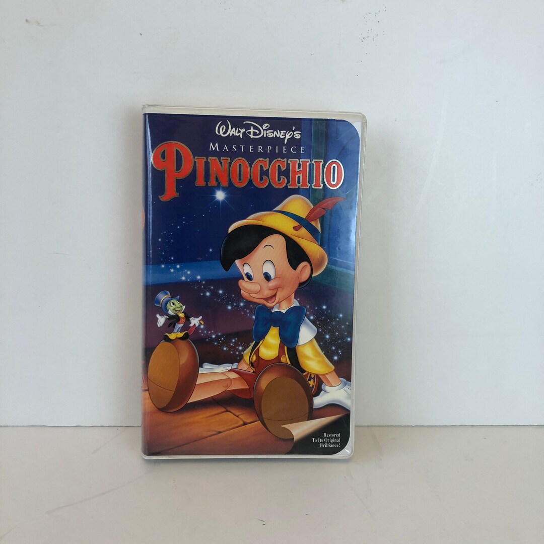 Walt Disney’s Pinocchio (VHS, 1993) Masterpiece Edition Vintage ...