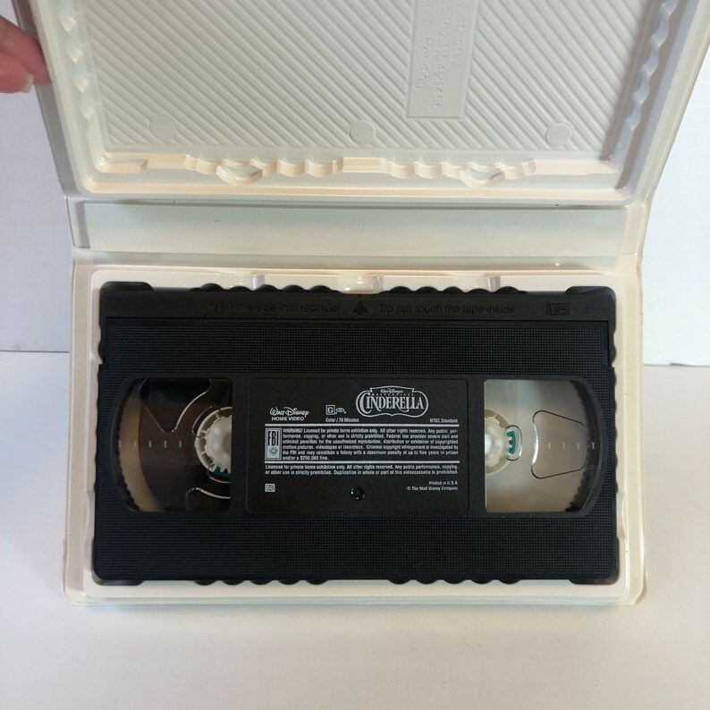 Walt Disneys Cinderella VHS, 1995 Masterpiece Edition Clamshell - Etsy