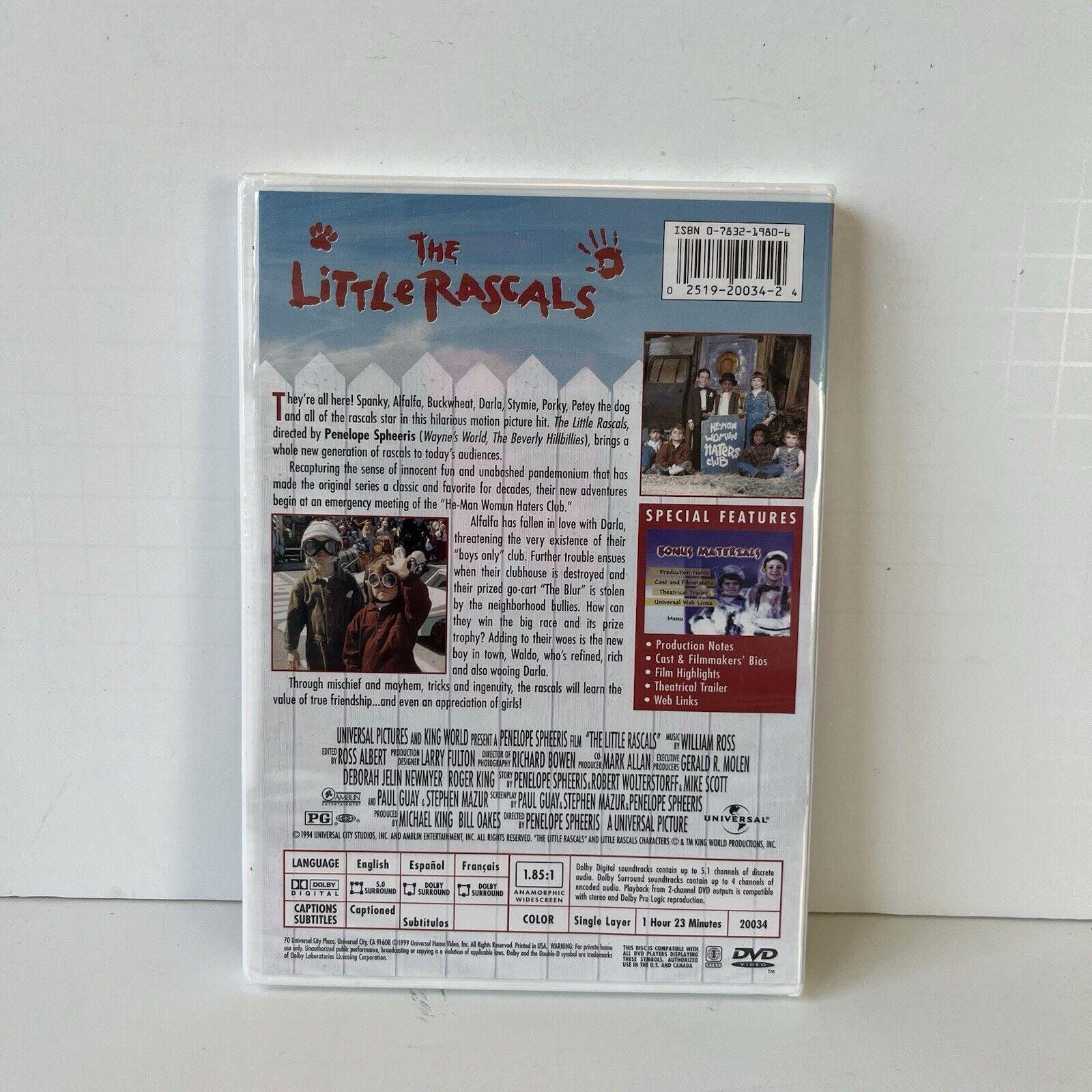 The Little Rascals (DVD, 1994) Widescreen Edition Brand New Sealed - Etsy