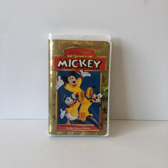 Walt Disneys the Spirit of Mickey VHS Tape 1998 His Most - Etsy
