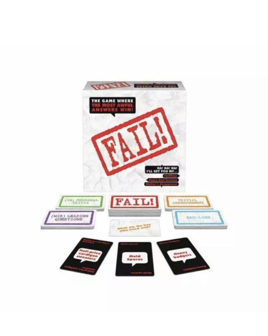 FAIL! the Game Where the Most Awful Answers WIN! Party Game by Kheper ...