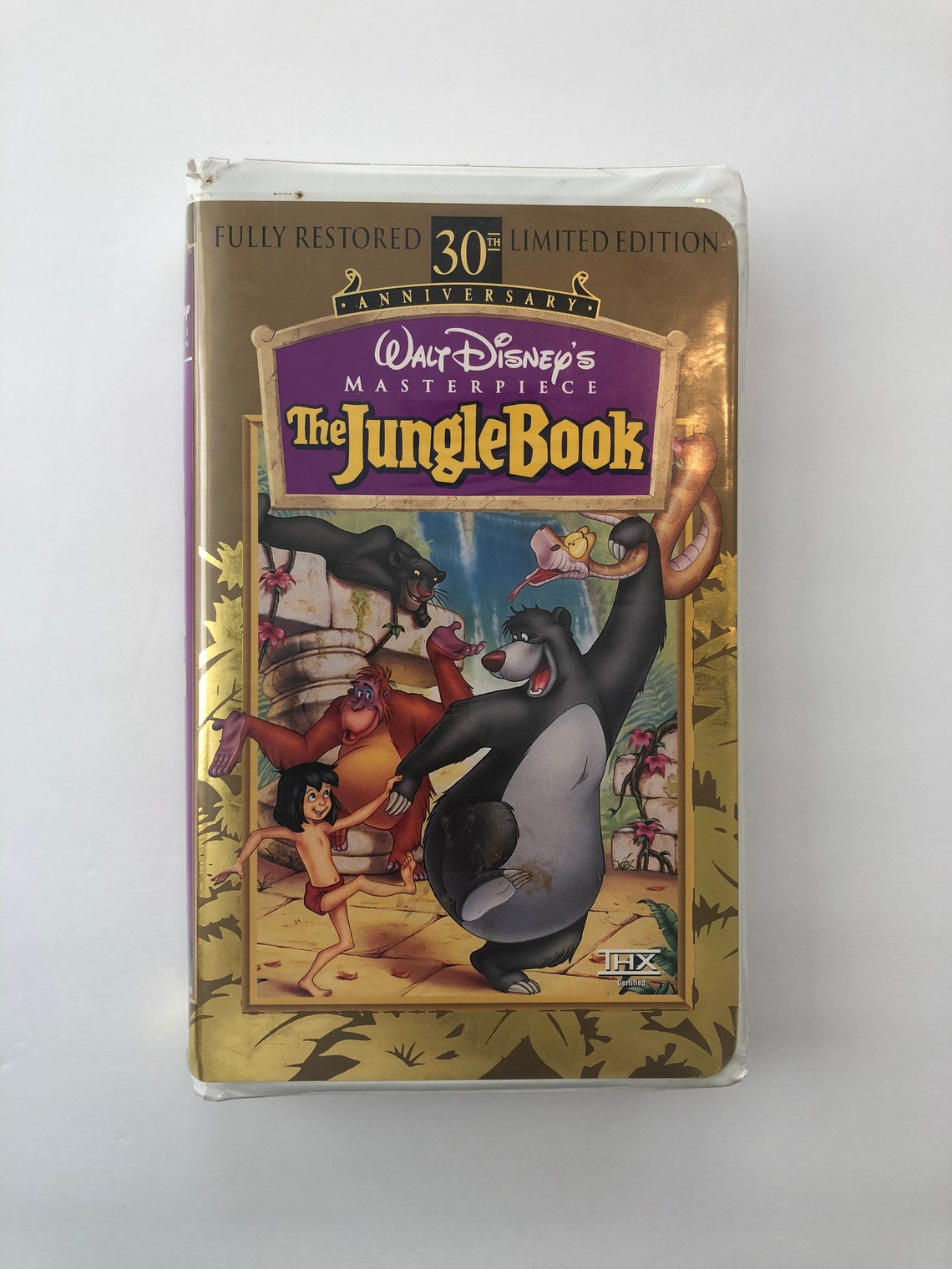 Walt Disneys the Jungle Book VHS, 1997 30th Anniversary Fully Restored ...